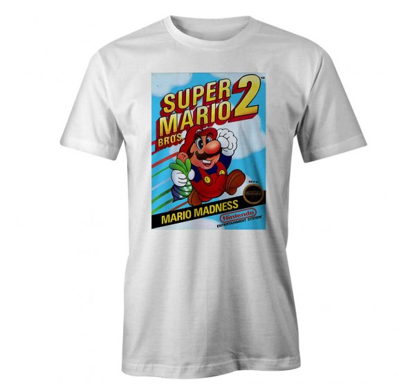 Super Mario 2 Cover - Los Mejores Diseños Geek | HappyHill Shop
