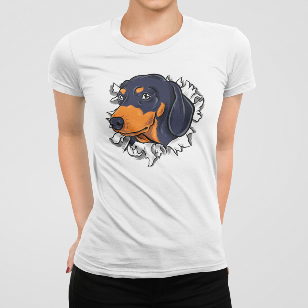 Dachsund Cartoon- Los Mejores Diseños Geek | HappyHill Shop